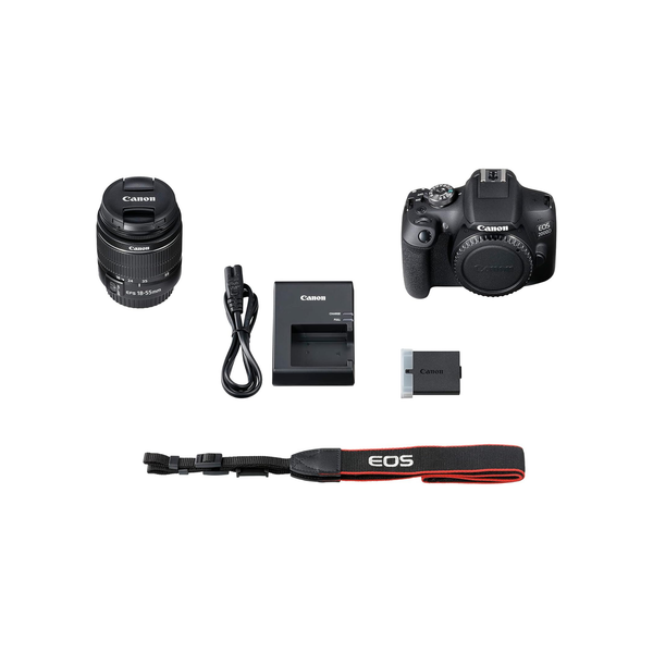 Canon EOS 2000D DSLR Camera With 18-55 DC Lens 24.1 MP APS-C Sensor Op ...